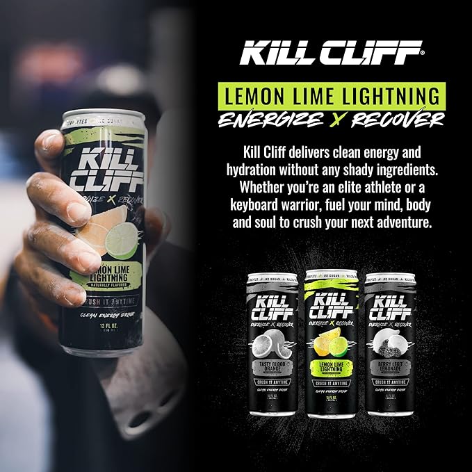 Kill Cliff Lemon Lime Lightning Post Workout Recovery Drink