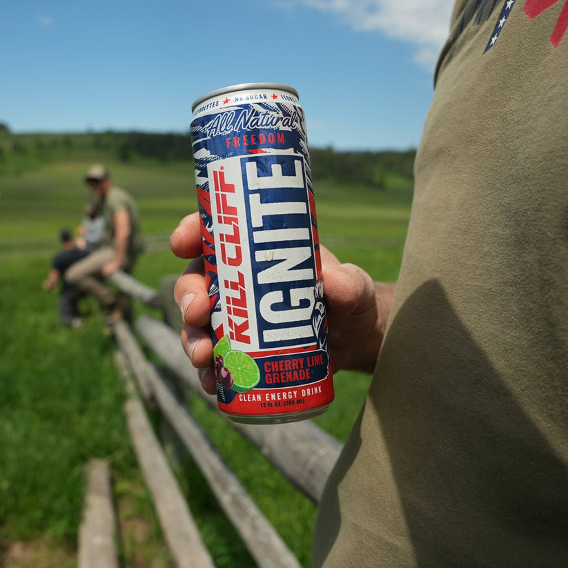 IGNITE Cherry Lime Grenade Best Energy Drink with No Creatine – Kill Cliff